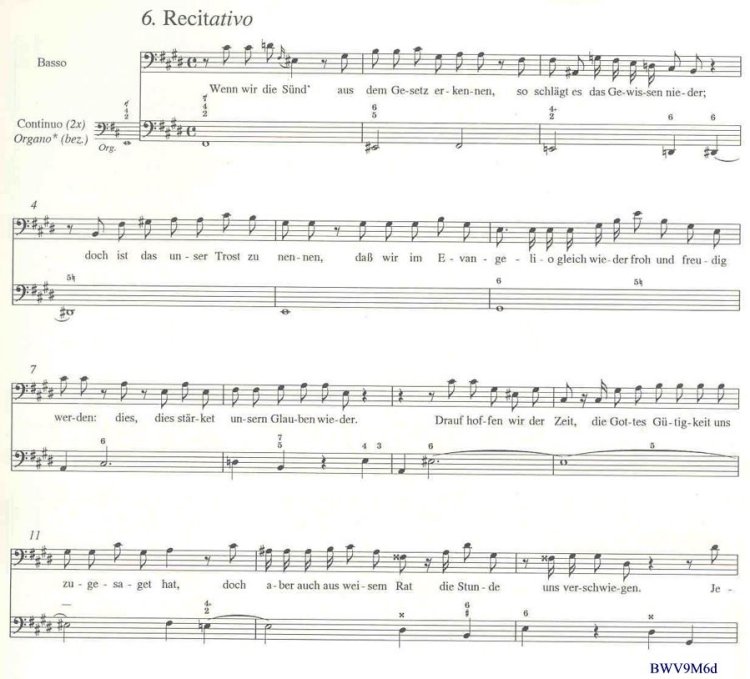 Cantata BWV 9 - Examples from the Score with Commentary